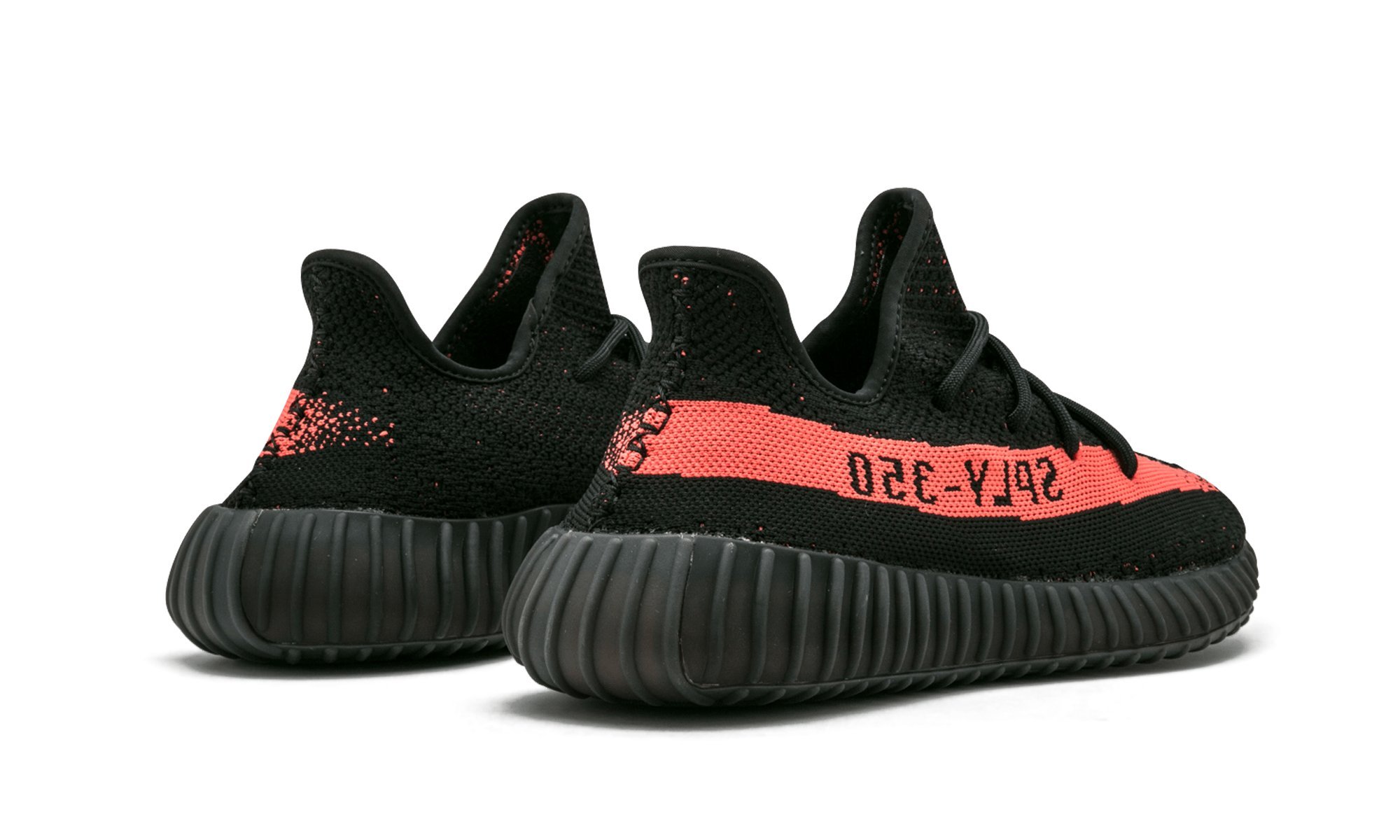 adidas Mens Yeezy Boost 350 V2 BY9612 Cored Red Black 2016/2022 - Size 13.5