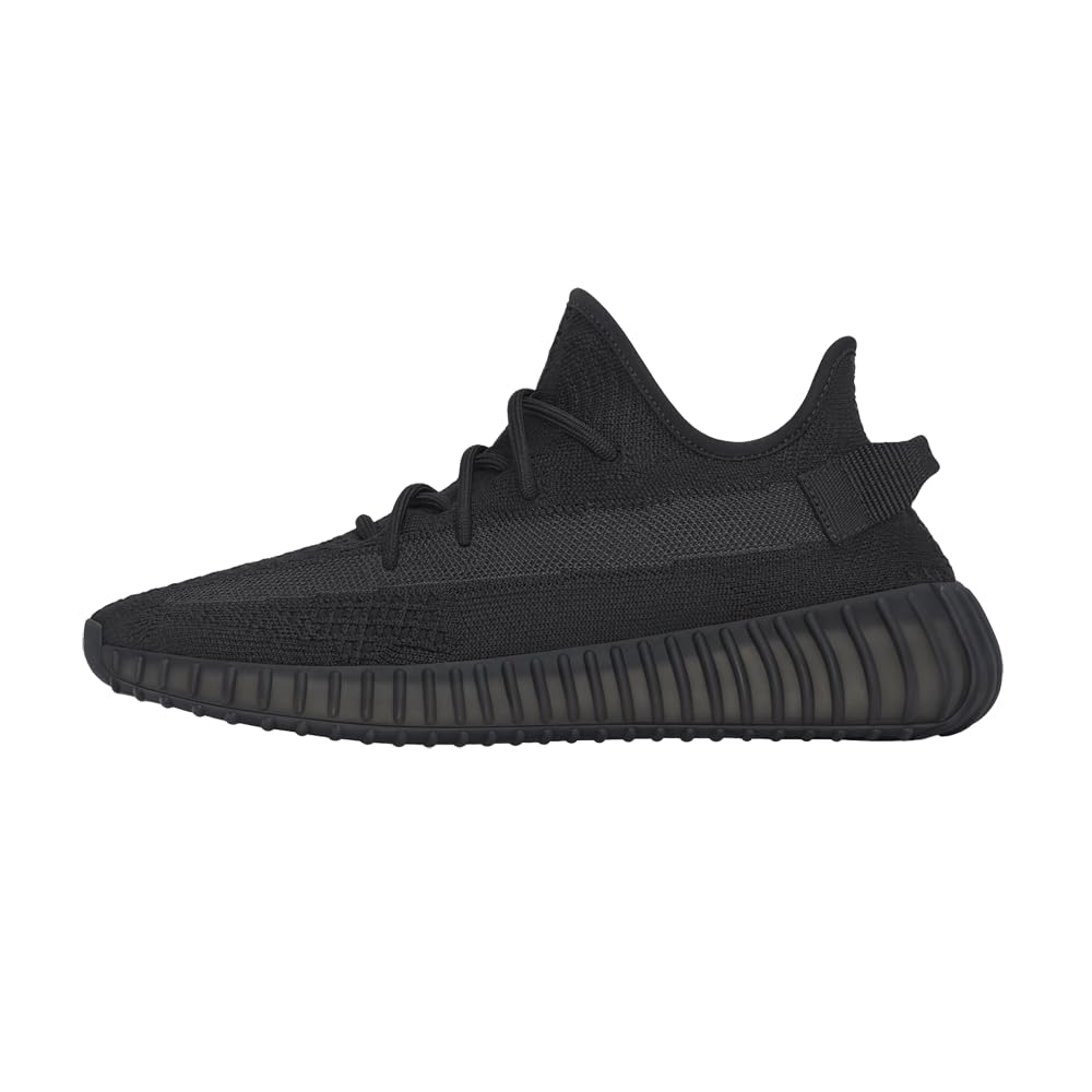 adidas Mens Yeezy Boost 350 V2 Lace Up Sneakers Shoes Casual - Black - Size 5.5 M