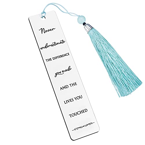 Farewell Gifts for Coworkers Thank You Gifts for Coworkers Boss Lady Employee Team Work Besties Appreciation Goodbye Gifts Going Away Farewell Gifts for Coworkers Metal Bookmark for Women Men