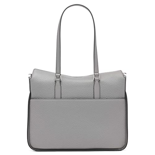 Calvin Klein Fay East/West Tote, Steel Grey,One Size