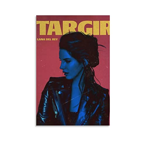 FEILEI Lana Del Rey Singer Vintage Art Poster HD Canvas Prints Wall Art Room Aesthetics Decor 12x18inch(30x45cm)