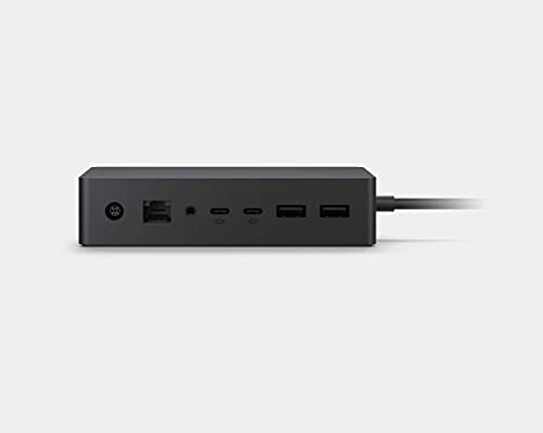 Microsoft Surface Dock 2 - for Notebook/Desktop PC/Smartphone/Monitor/Keyboard/Mouse - 199 W - 6 x USB Ports - Network (RJ-45) - Wired