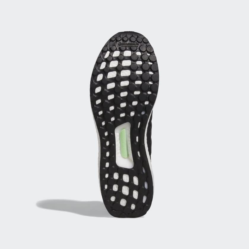 adidas Men's Ultraboost 5.0 DNA Shoes Running, Black/Black/Beam Green, 10