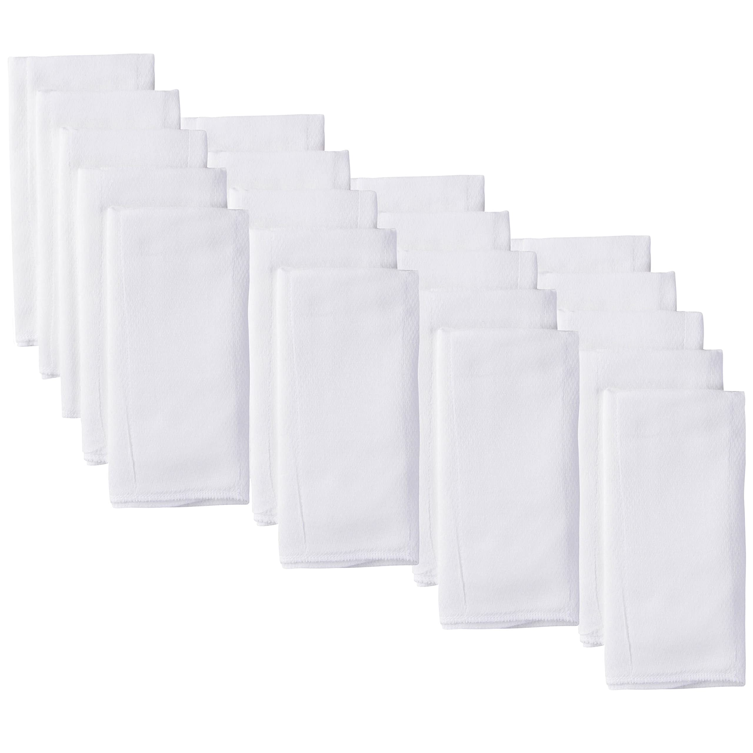 Gerber Birdseye Cloth Diapers, Prefold, 20Count, White
