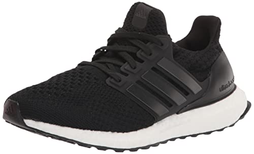adidas Men's Ultraboost 5.0 DNA Shoes Running, Black/Black/Beam Green, 10