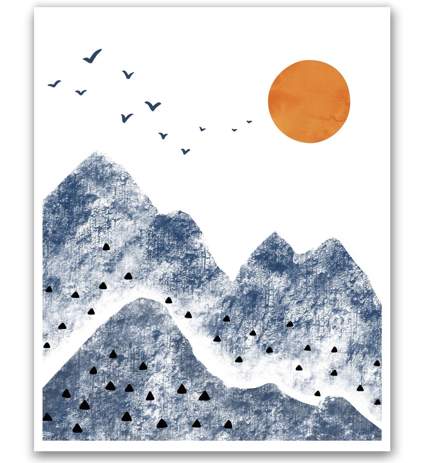 Mountain Art Print Sunrise Print Wilderness Nature Art Print Camping Lover Poster Outdoor Inspiration Print Wildlife Landscape Wall Art Sunset Art Print 8x10 Unframed Artwork