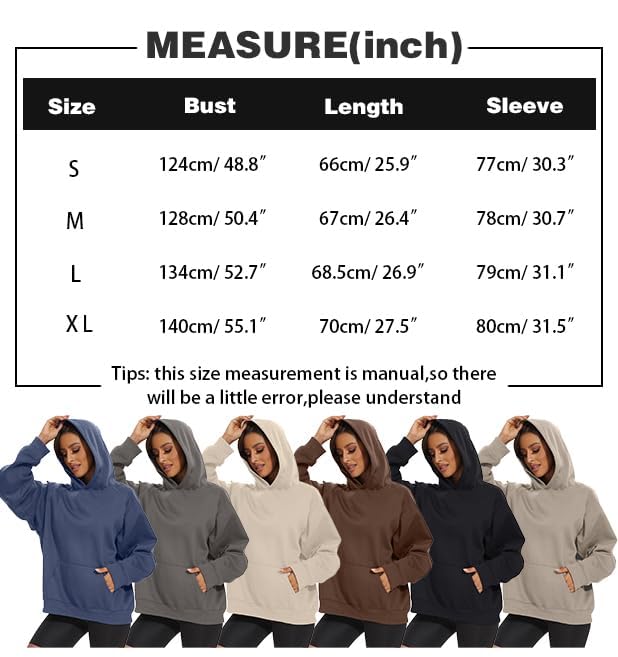 SAFRISIOR Oversized Hoodies for Women and Men Couples Fleece Basic Solid Hooded Sweatshirt Pullover Jackets Black