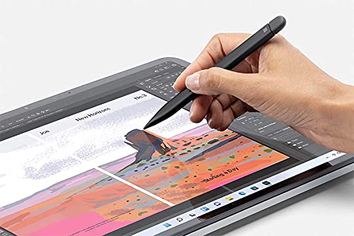 Surface Slim Pen 2 – Compatible with Surface Pro 8/Surface Pro X/Surface Laptop Studio/Surface Duo 2, Touchscreen Tablet Pen with Haptic Motor Sensation, Real-time Writing, Pinpoint Accuracy