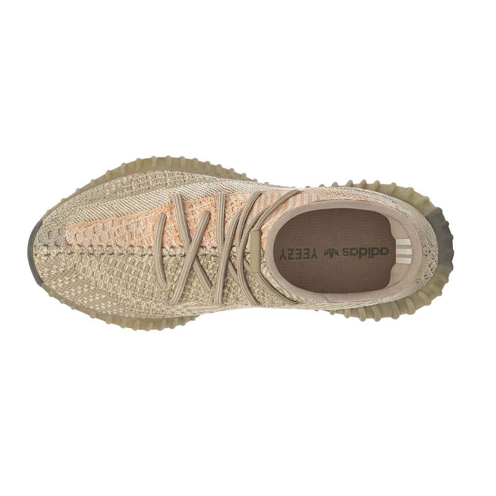 adidas Mens Yeezy Boost 350 V2 Lace Up Sneakers Shoes Casual - Brown - Size 9.5 M