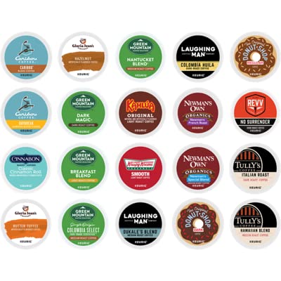 Keurig, Coffee Lovers' Collection Variety Pack, Single-Serve Keurig K-Cup Pods, 80 Count (2 Boxes of 40 Pods)