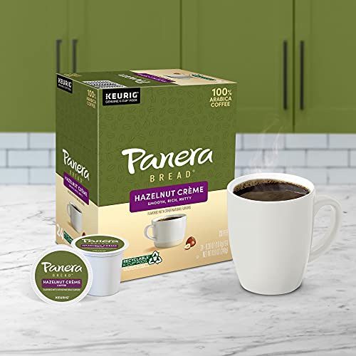Panera Bread Hazelnut Creme Coffee, Keurig Single Serve K-Cup Pods, Flavored, 24 Count (Pack of 4)