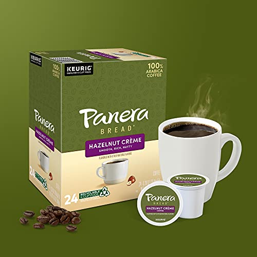 Panera Bread Hazelnut Creme Coffee, Keurig Single Serve K-Cup Pods, Flavored, 24 Count (Pack of 4)
