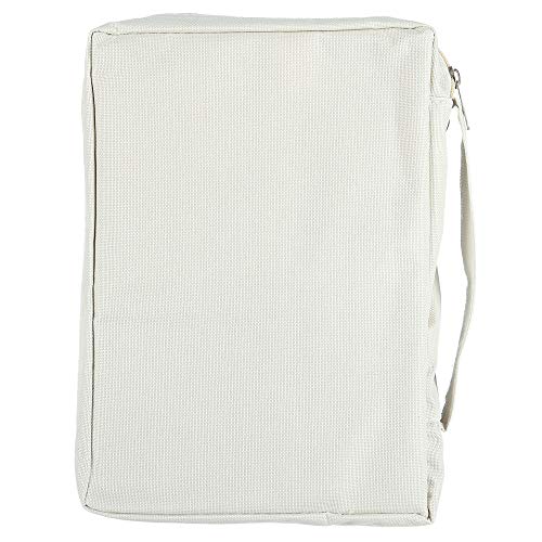 Creative Brands B2216 Faithworks-French Press Mornings Canvas Bible Cover, 7 x 10-Inch, Be Truly Glad
