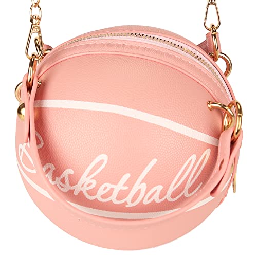 WLC Basketball Shape Purse,PU Special Shape Shoulder Girls' Bag