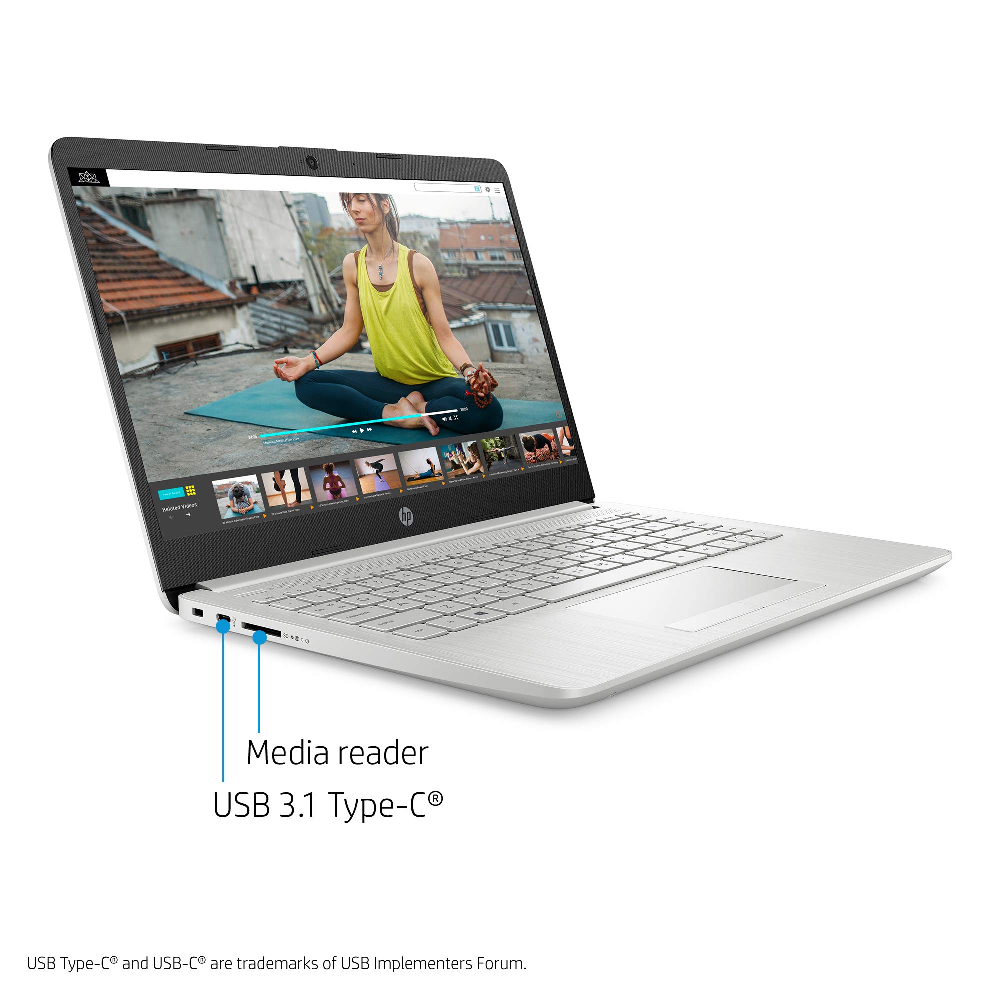 HP 14" HD AMD Ryzen 3 3.5GHz 4GB 1TB HDD Radeon Vega 3 Webcam Windows 10 Laptop