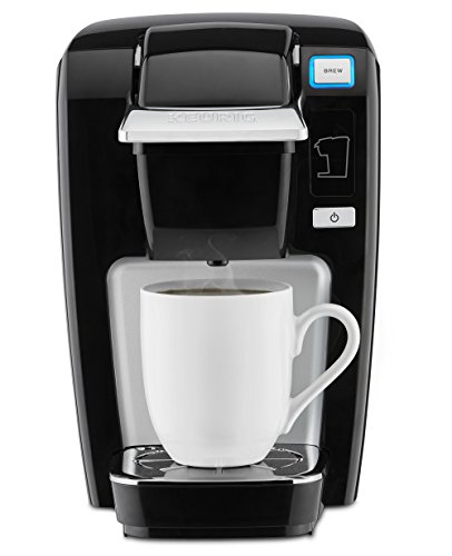 Keurig K15 Coffee Maker, Single Serve K-Cup Pod Coffee Brewer, 6 to 10 Oz. Brew Sizes, Black