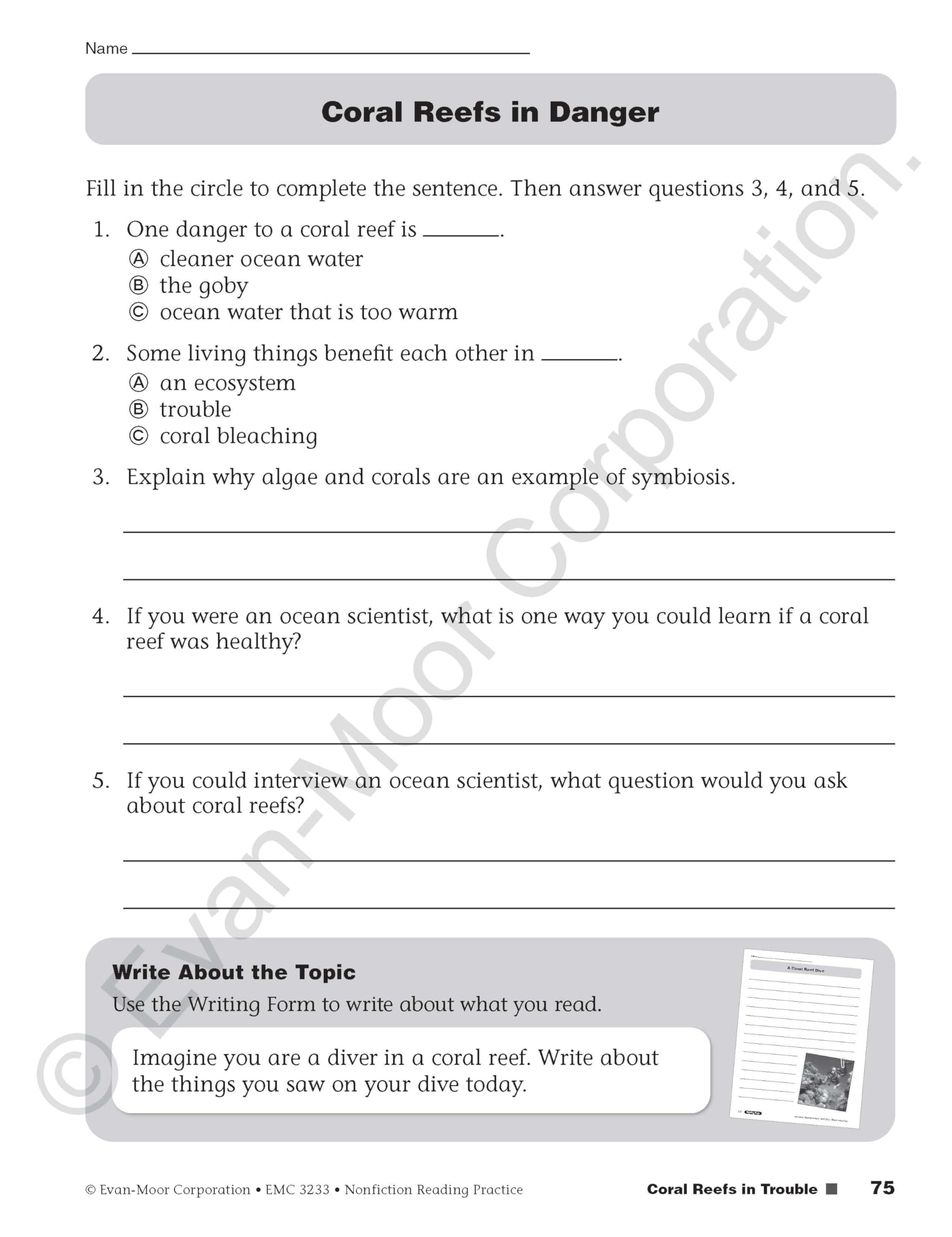 Evan-Moor Non-Fiction Reading Practice, Grade 3
