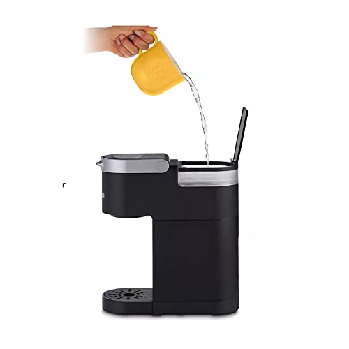 Keurig K-Mini Single-Serve Coffee Maker (Black) Bundle with 3-Month Brewer Maintenance Kit and 12-Ounce Double Wall Stainless Steel Tumbler (3 Items)