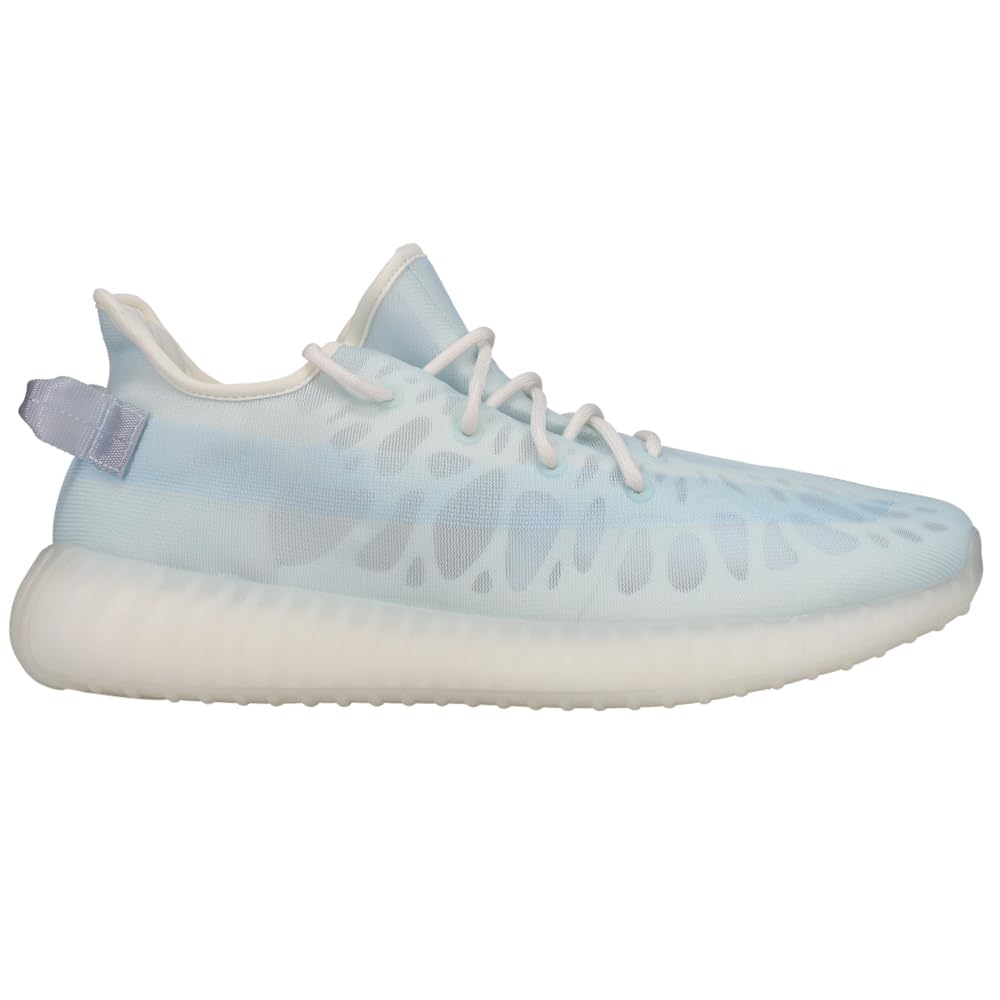 adidas Mens Yeezy Boost 350 V2 Lace Up Sneakers Shoes Casual - Blue - Size 9.5 M