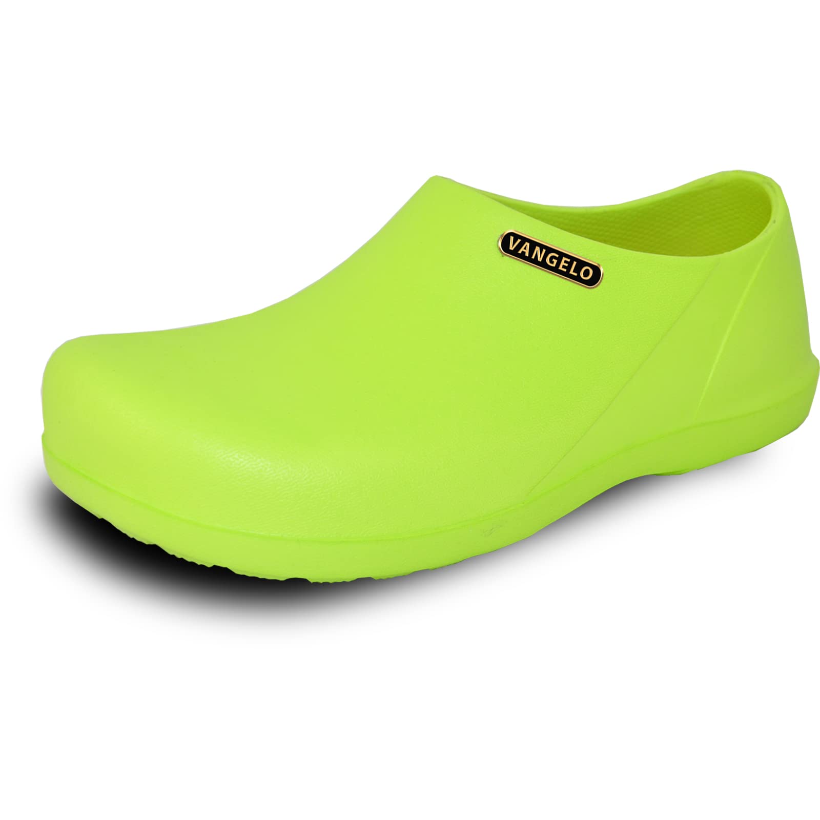 VANGELO Professional Slip Resistant Clog Waterproof Men Work Shoe Nurse Shoe Chef Shoe Carlisle Lime Men Size 14