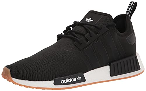 adidas Originals Men's NMD_R1 Sneaker, Black/Black/Gum, 13