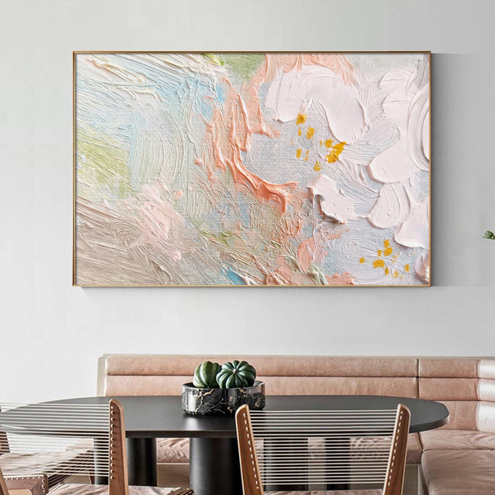 Spreefdian Abstract Painting Wall Art 16x24inch, Frameless Canvas Print for Living Room, Premium Quality, Home Decor Idea, Durable, Fade-Resistant, Office, Bedroom, Kitchen
