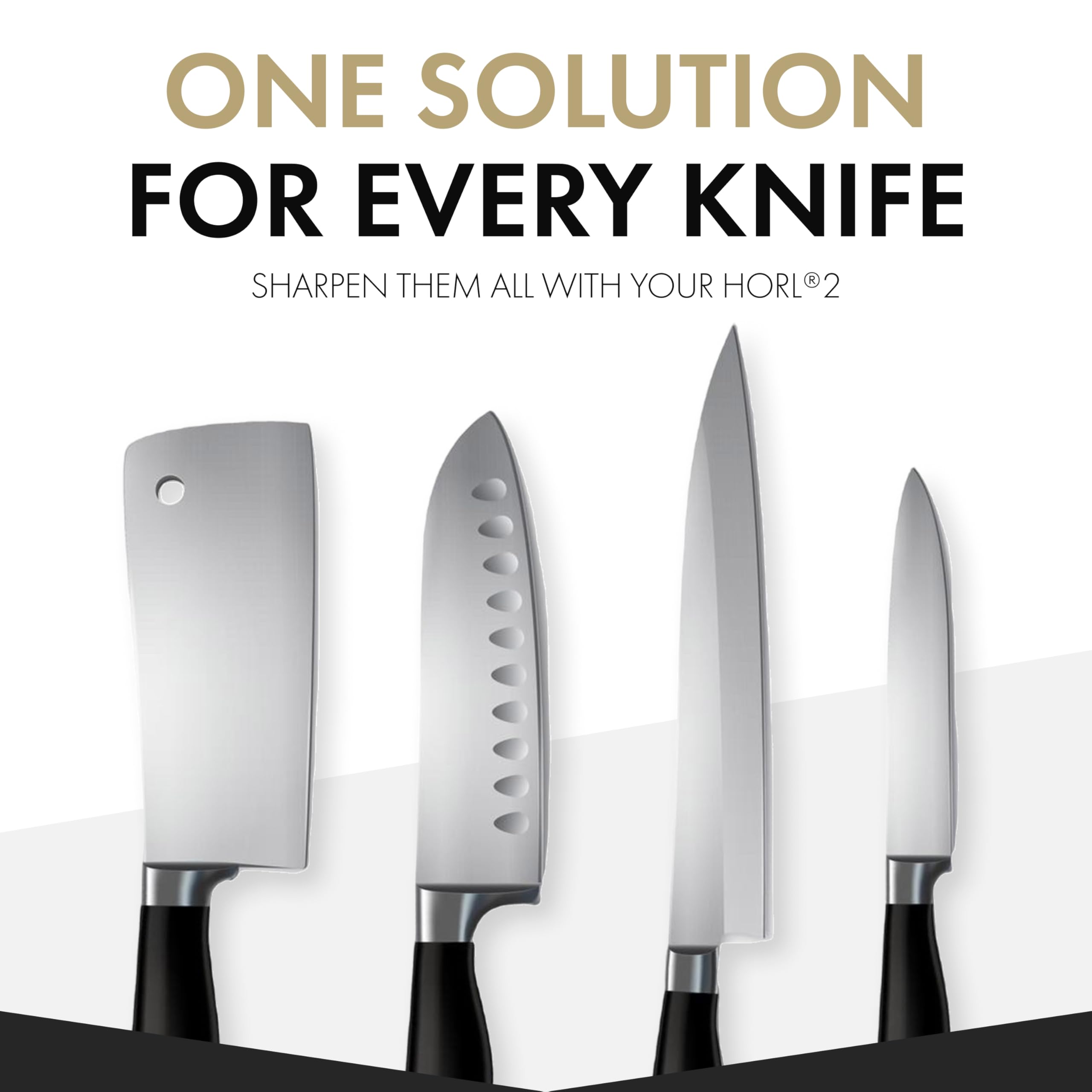 HORL 2 Oak Rolling Knife Sharpener Engineered in Germany for Straight Edge and Leather strop