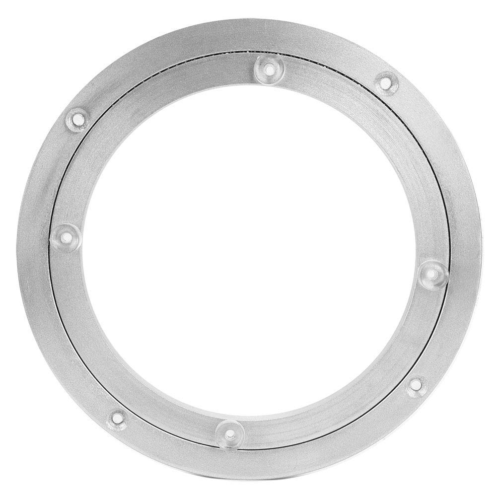Round Display Base, Aluminum Alloy Rotating Base, Rotating Display Base, Anti-rust Non-slip for Furniture 8 inches Strong Load-bearing Cabinet