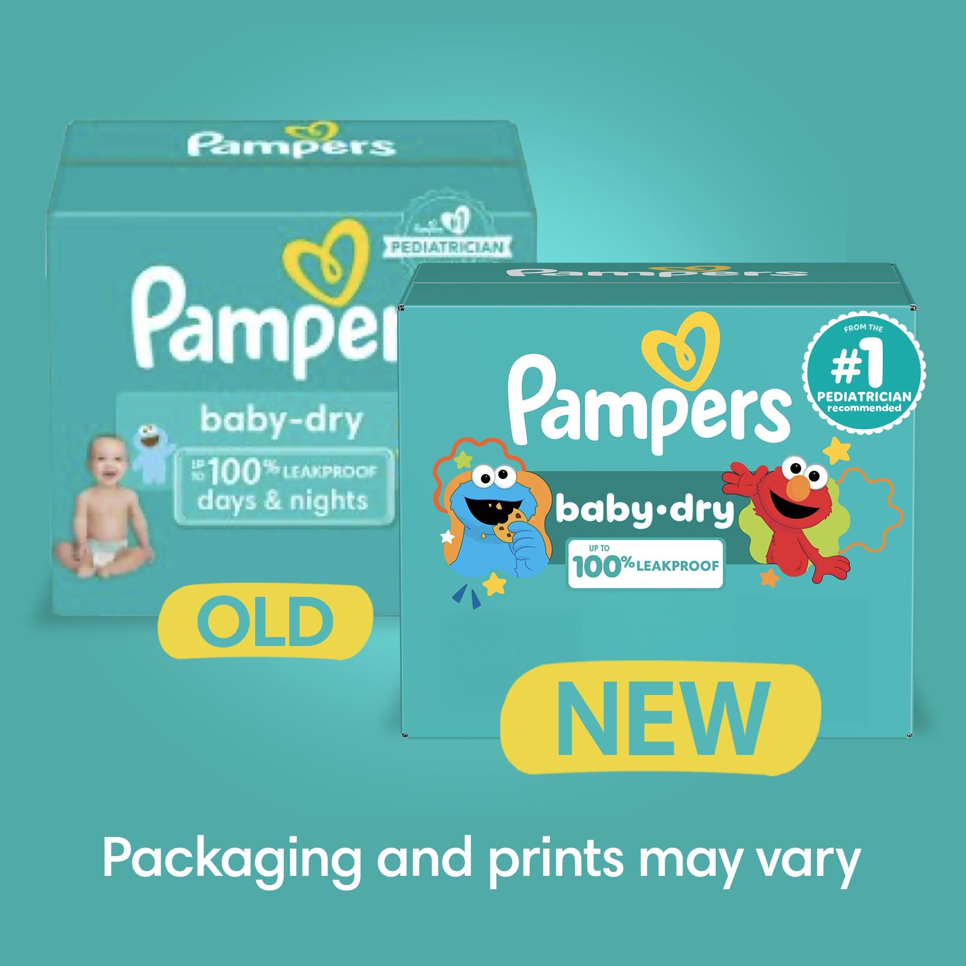 Diapers Size 3, 210 Count - Pampers Baby Dry Disposable Baby Diapers (Packaging & Prints May Vary)