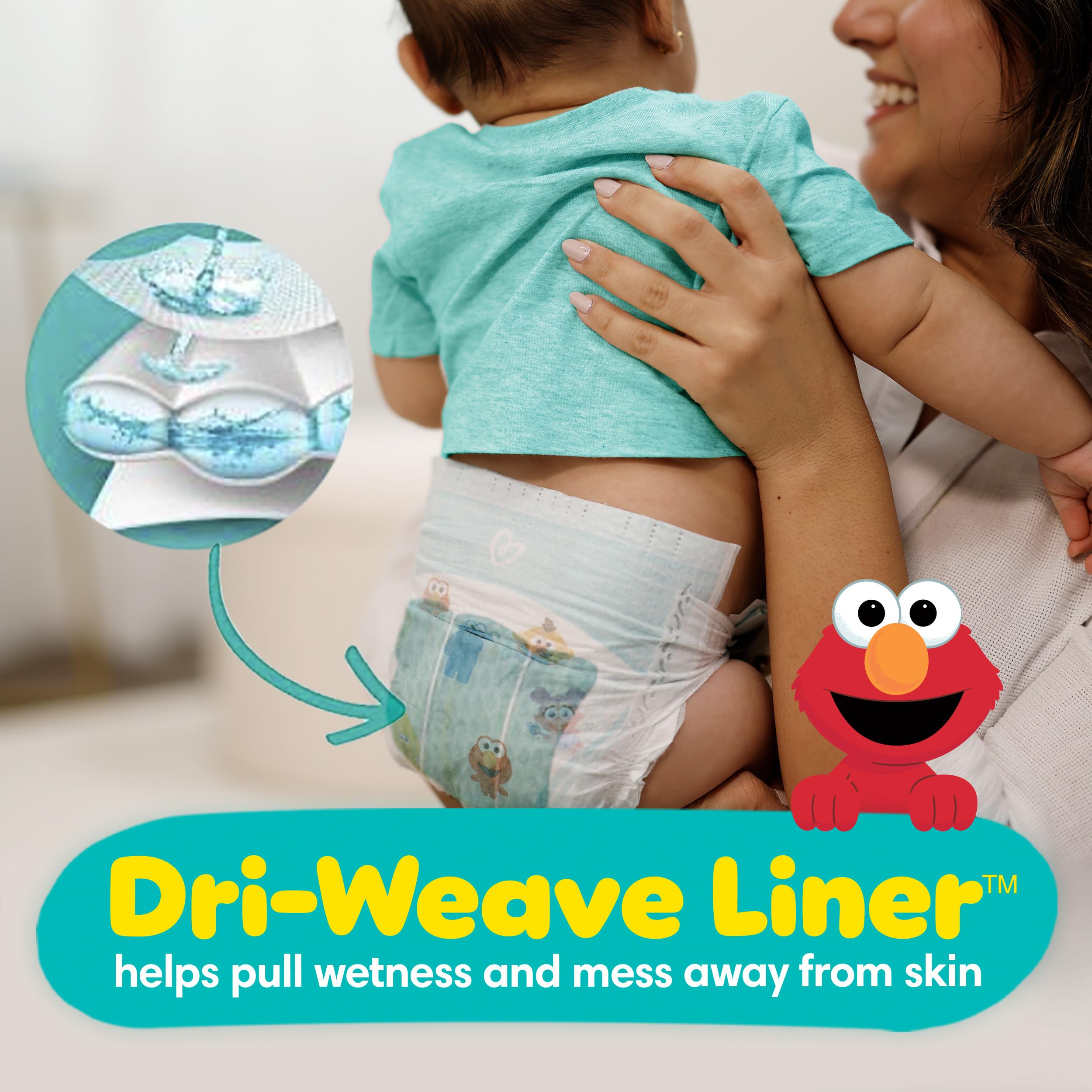 Diapers Size 3, 210 Count - Pampers Baby Dry Disposable Baby Diapers (Packaging & Prints May Vary)