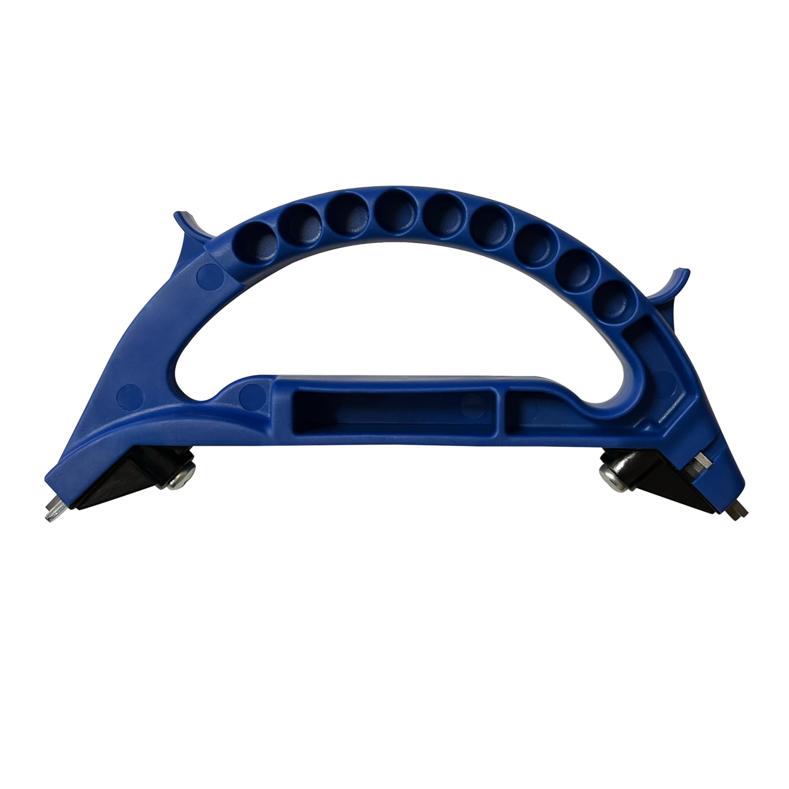 AccuSharp All-in-One Sharpener, All Purpose Sharpener for Knives, Scissors, Garden Tools, Sharpens & Restores Serrated Knives, Cleavers, Axes, Machete, Blue