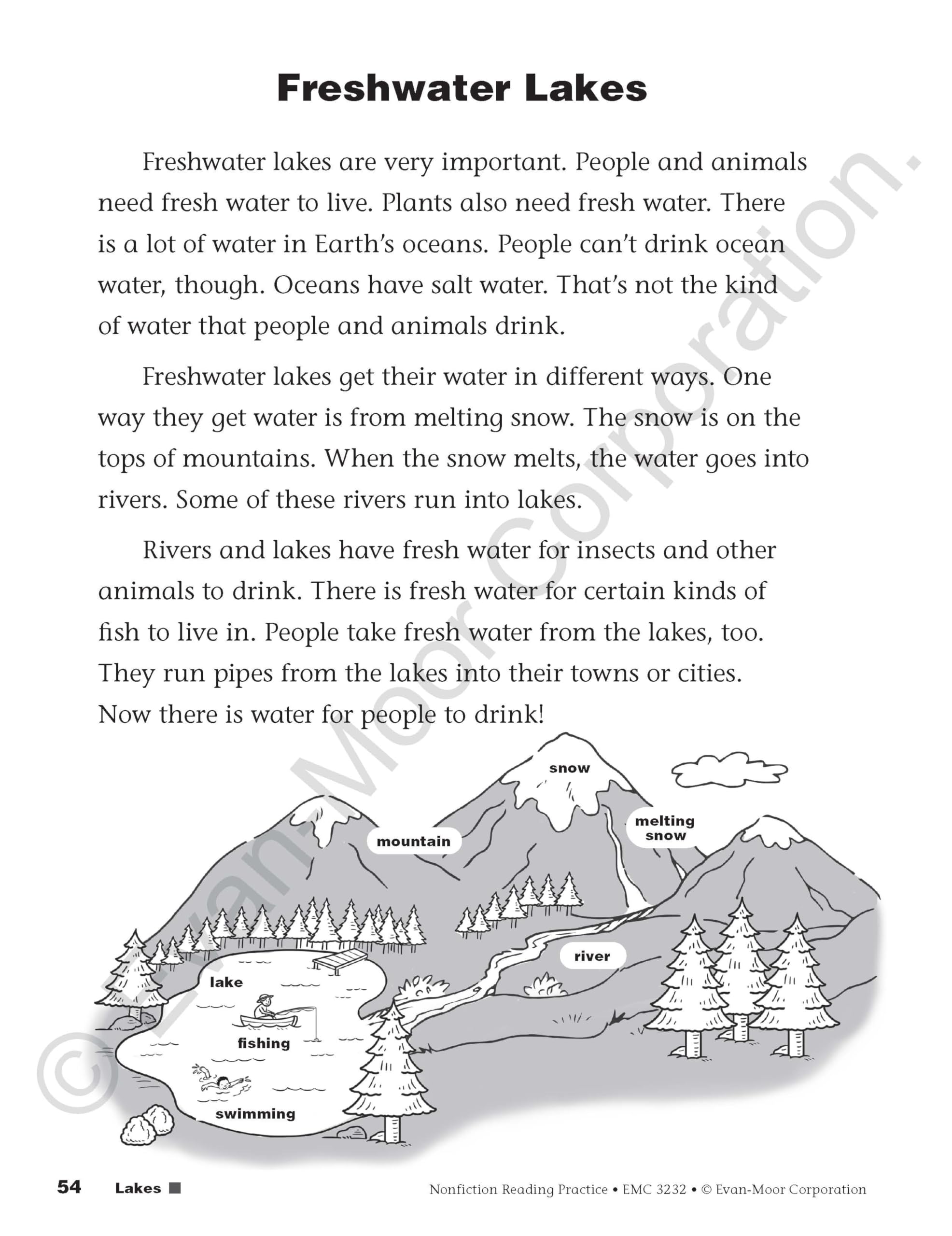 Evan-Moor Non-Fiction Reading Practice, Grade 2