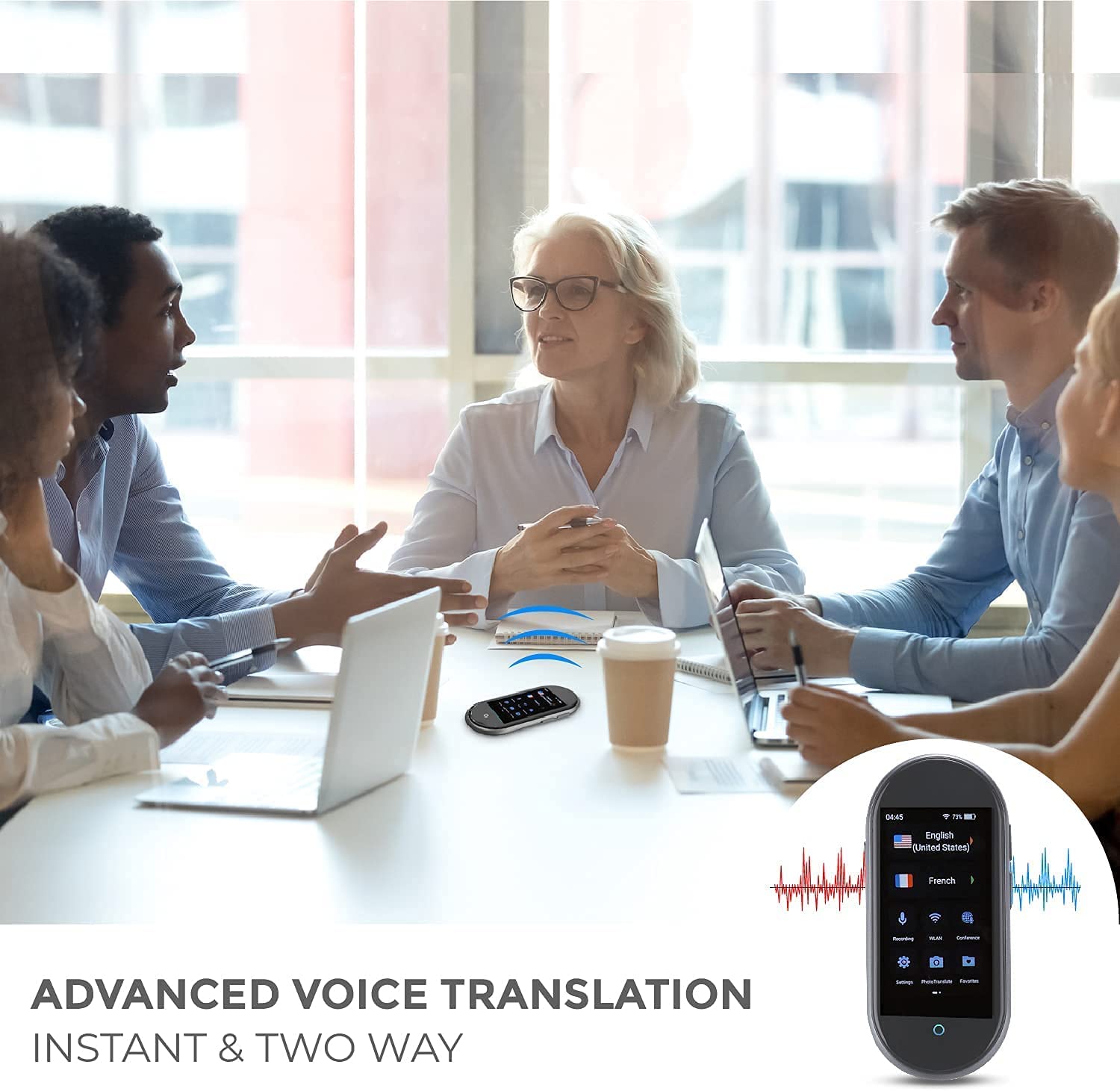 DoDoDuck 3 Language Translator Device, Offline Translation, No WiFi Needed, Offline 2 Way Translation in 12 Languages,109 Online, Bluetooth | Integrated AI Assistant……