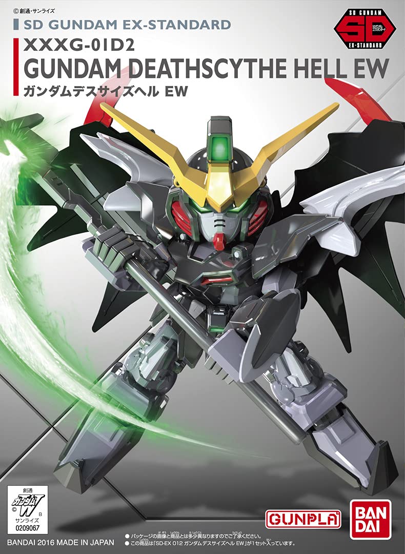 Bandai 5055701 012 Gundam Deathscythe Hell (EW) SD Ex-Standard Model Kit, from Gundam Wing: Endless Waltz