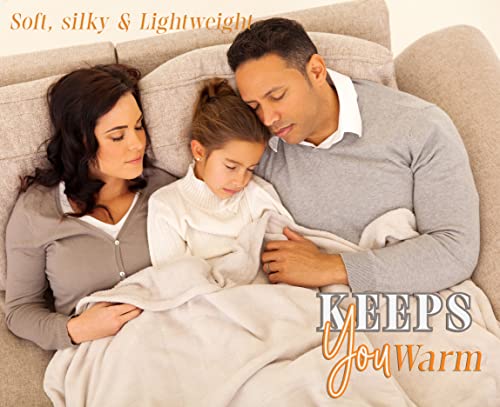 Elegant Comfort Lightweight Halloween Themed, Soft, Cozy and Plush- Throw Blankets, Perfect for Lounging This Spooky Season, 50 x 60 inches, Skull & Bones,
