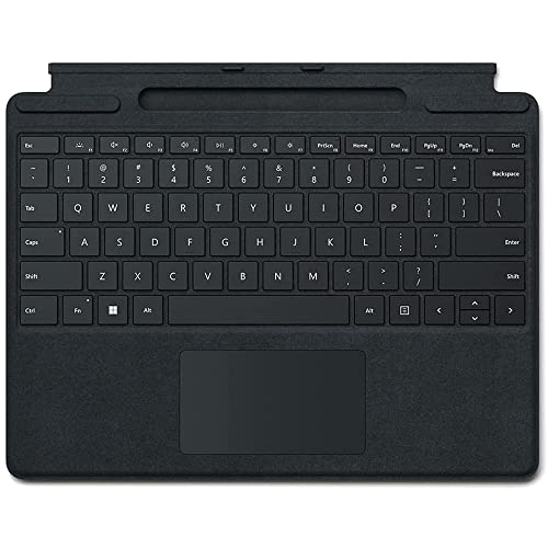 Microsoft QEZ00018 Surface Pro 9 13" Touch Tablet, Intel i5, 8GB/256GB, Graphite Bundle Surface Pro Signature Mechanical Keyboard, Black and 1 YR CPS Enhanced Protection Pack