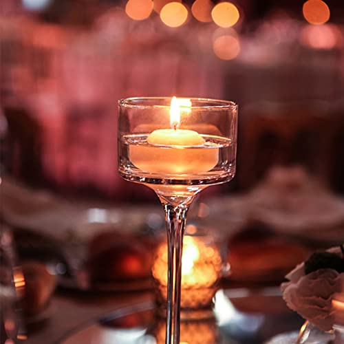 CLCYICEN Floating Candles for Centerpieces,2 Inch White Small Floating Candles for Cylinder Vases, Centerpieces at Wedding, Party, Pool, Holiday