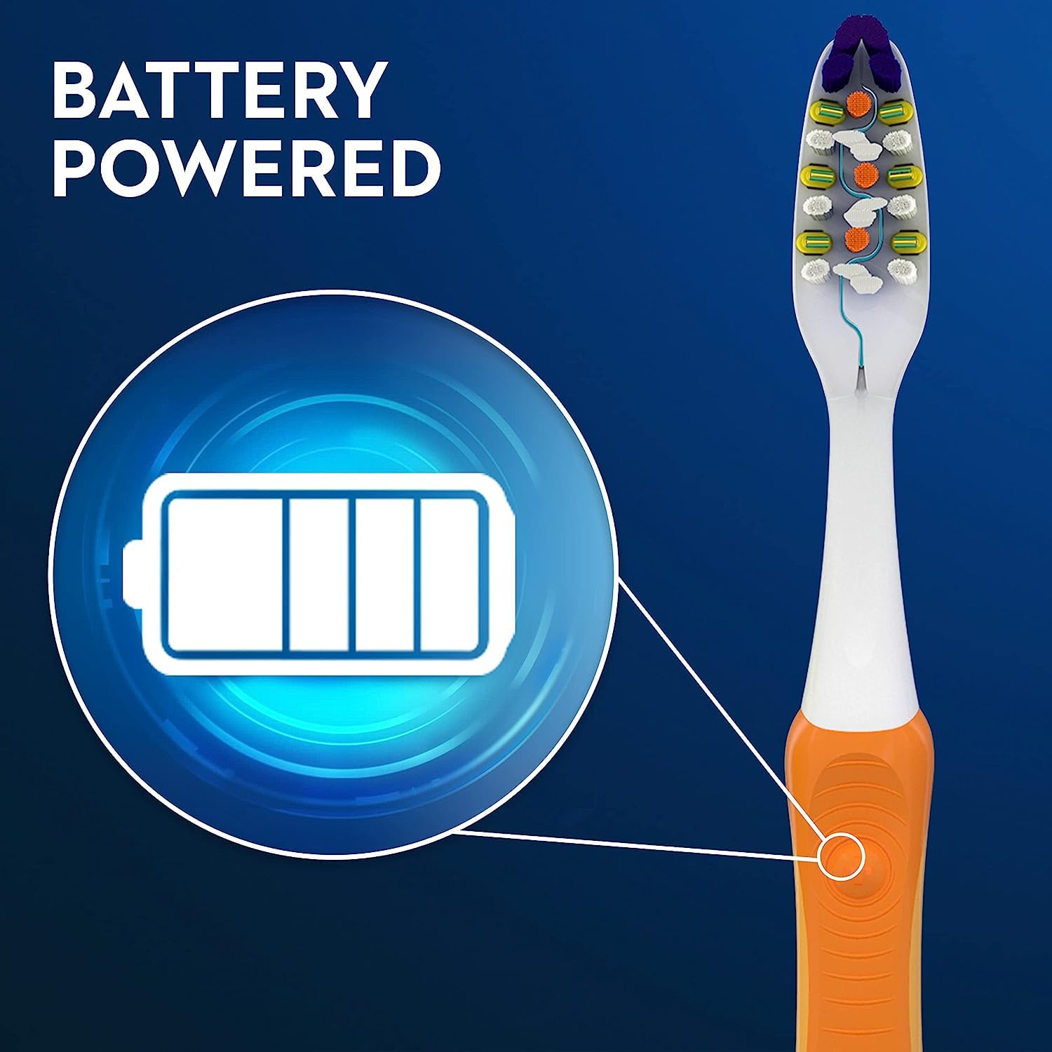 Oral-B Pulsar Expert Clean Battery Toothbrush, Medium, 2 Count