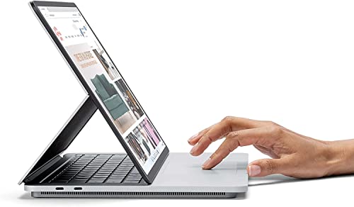 Microsoft Surface Laptop Studio, 14.4" Rotating Touchscreen Display, Intel Core H35 i7-11370H, 16GB RAM 512GB SSD NVIDIA GFORCE RTX 3050 Ti GPU 4GB-GDDR6 Graphics, Windows 11 Home, Platinum (Renewed)