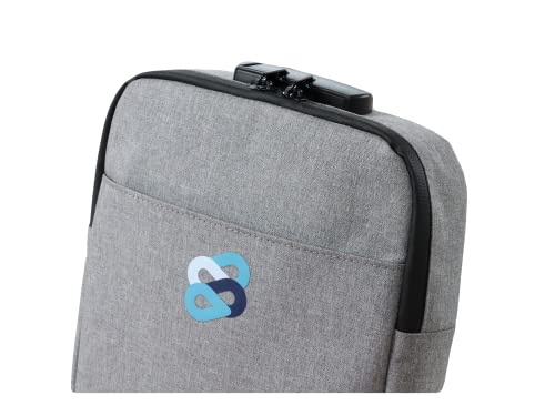 SOLIT Smell Proof Bag with Combination Lock | Activated Carbon Lining | Odor Proof Material | Crossbody Sling Bag | Waterproof Shell | Medicine Bag | Advanced SBS Zipper