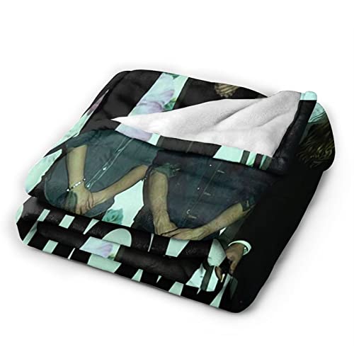 Badflower Soft and Warm Throw Blanket Ultra-Soft Micro Blanket Plush Bed Couch 50"x40"