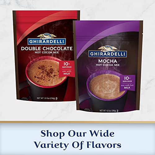 Ghirardelli Double Chocolate Premium Hot Cocoa - 10.5 oz. (298g)