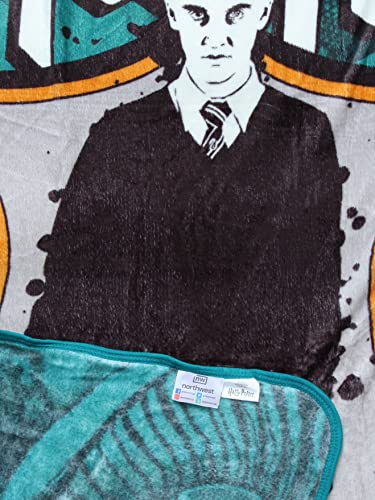 The Northwest Company Harry Potter Draco Malfoy Character Silk Touch Throw Blanket 50" x 60" (127cm x 152cm)