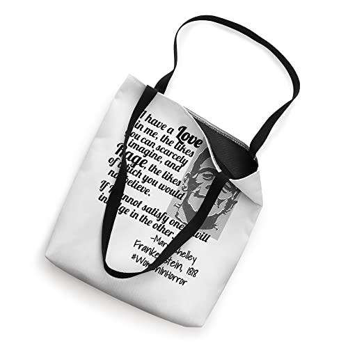 Mary Shelley Frankenstein Shirt, Gothic Horror Shirts Tote Bag