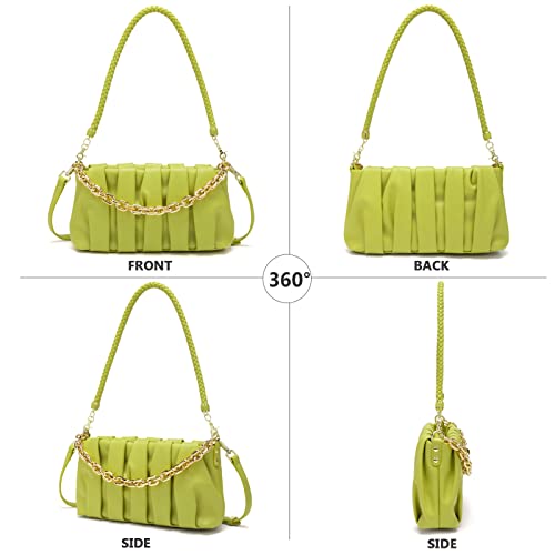 Shoulder Dumpling Purse Handbag for Women Fashion Crossbody Tote Bag Soft Clutch Pouch Bag
