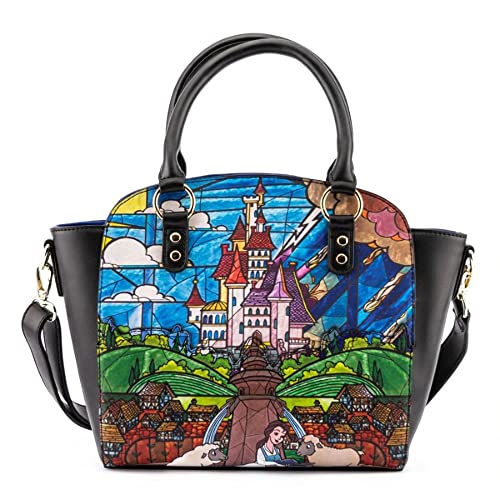 Loungefly Disney Princess Castle Series Belle Crossbody Princess Castle Series Belle One Size