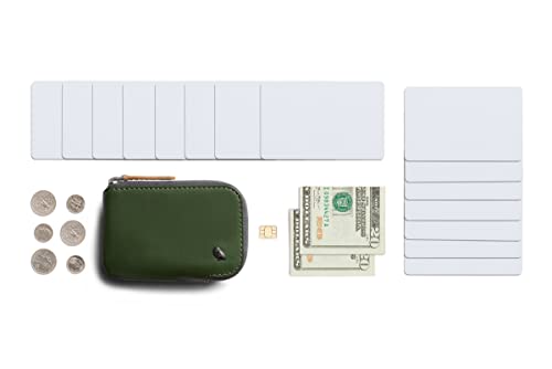 Bellroy Leather Card Pocket Wallet (Max. 15 cards and bills) - RangerGreen