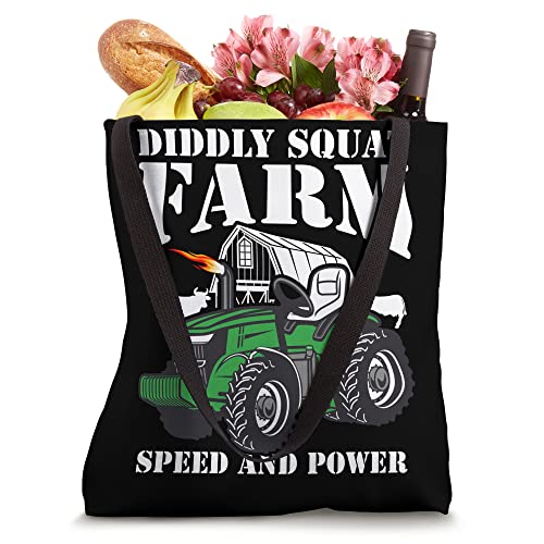 Diddly Squat Farm Speed And Power Farms Tractors Farming Tote Bag