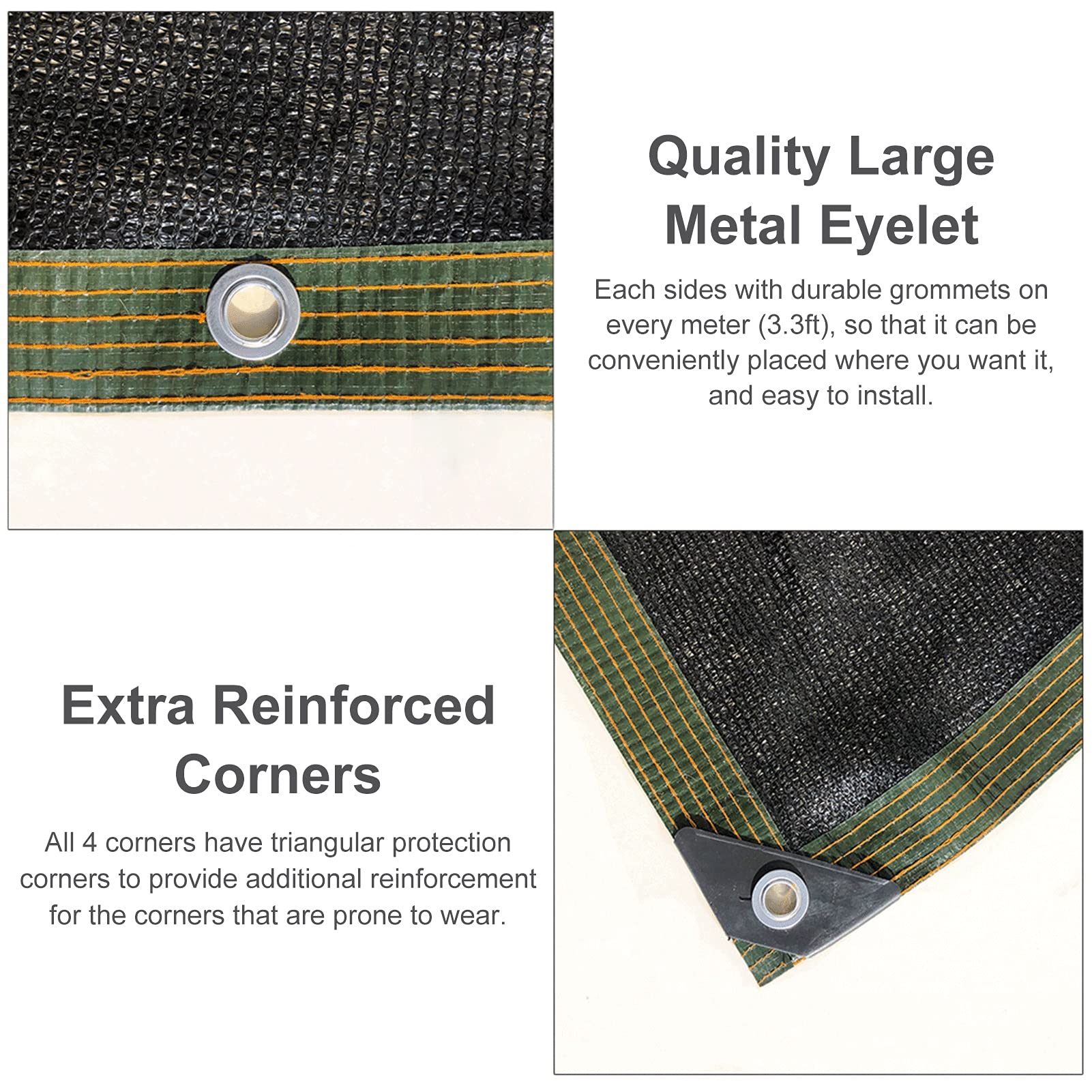 Extra Large 90% Shade Netting Cloth, Rip-Resistant & Anti-Storm Garden Awning with Grommets, Heavy Duty for Outdoor Pet House Barn Terrace Gazebo (Size : 8mx10m/26ftx33ft)