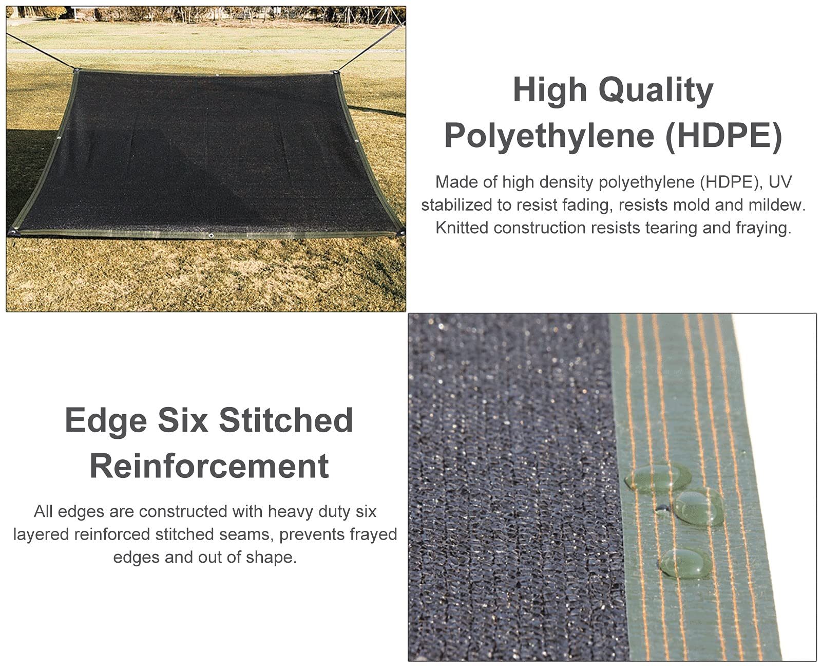 Extra Large 90% Shade Netting Cloth, Rip-Resistant & Anti-Storm Garden Awning with Grommets, Heavy Duty for Outdoor Pet House Barn Terrace Gazebo (Size : 8mx10m/26ftx33ft)